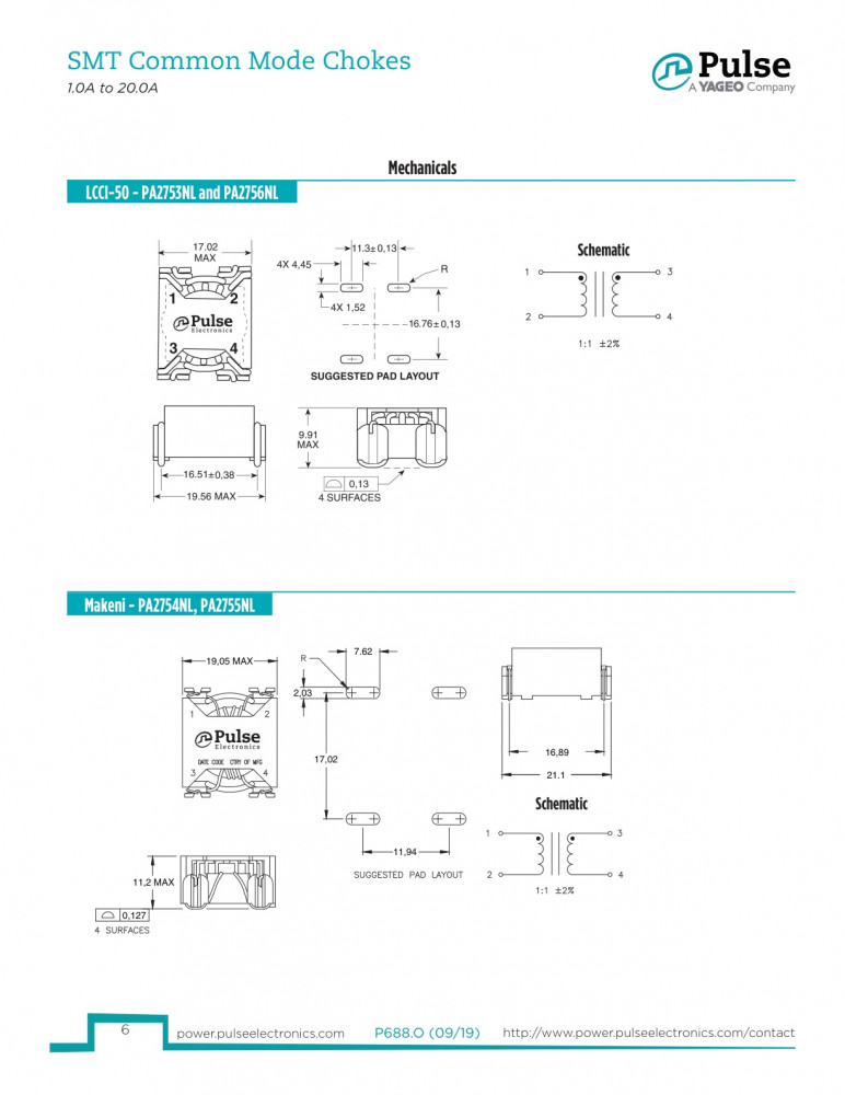 PA2670NL technical document page 6