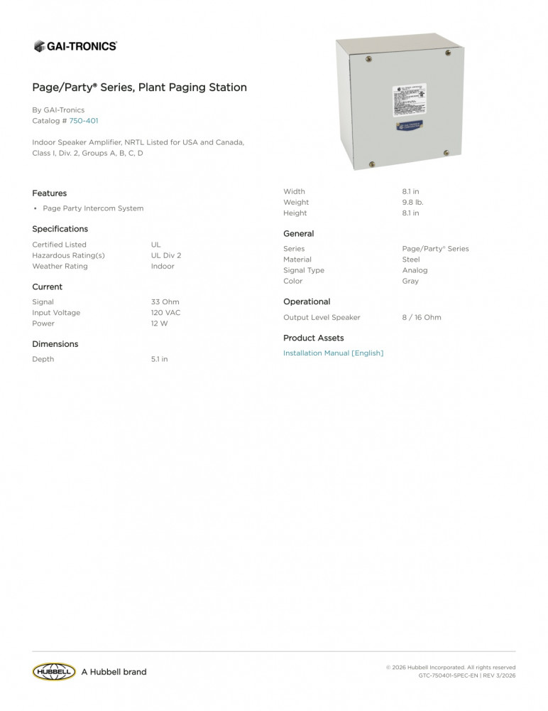 750-401 product documentation preview