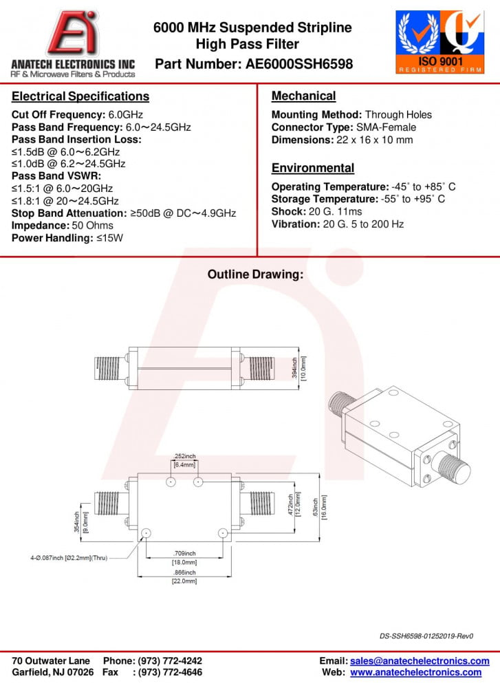 AE6000SSH6598 technical document page