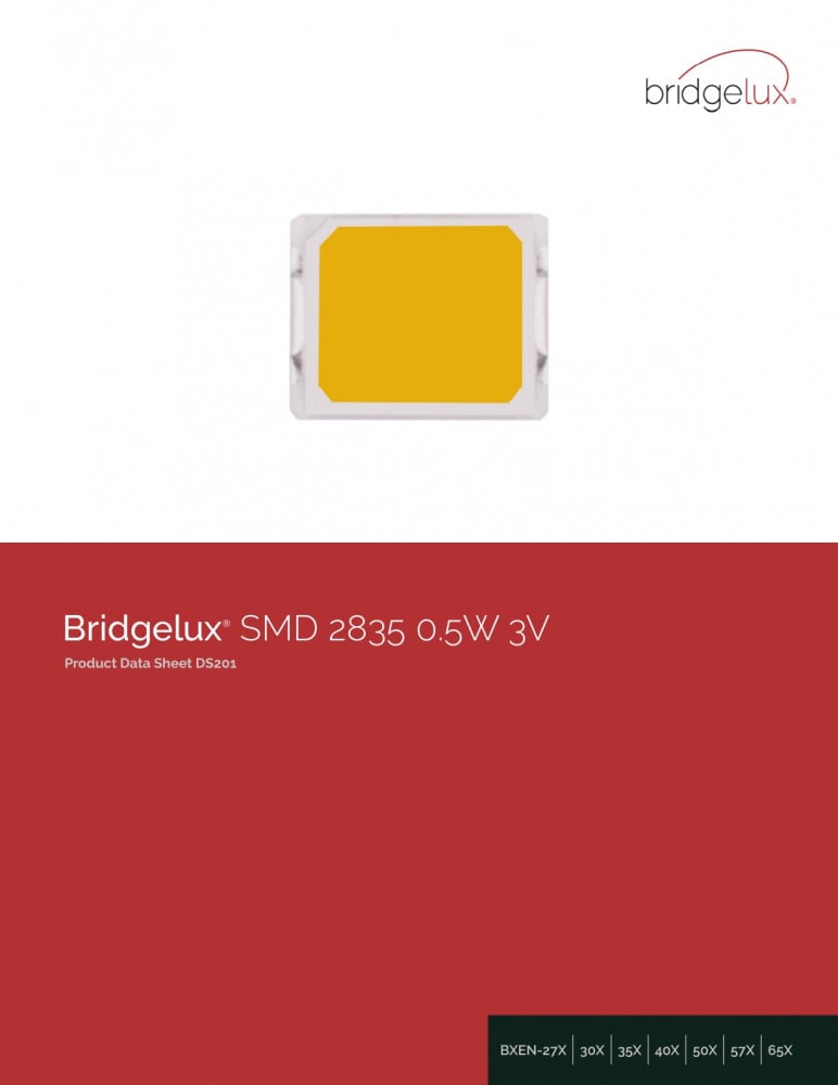 Bridgelux SMD 2835 datasheet page 1