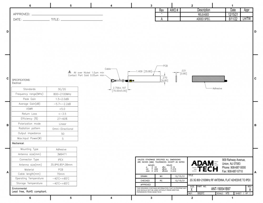 ANT-190541B97 technical document preview