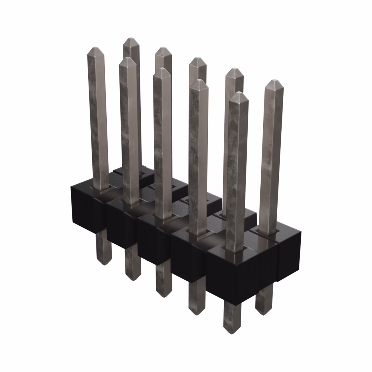 C-Grid Header, 2.54mm Pitch, Through Hole, Dual Row, Vertical, 10 Circuits, 2.54µm Tin (Sn) in Select Area Over 1.270µm Nickel Plating, Tray Packaging, Lead-free for sale