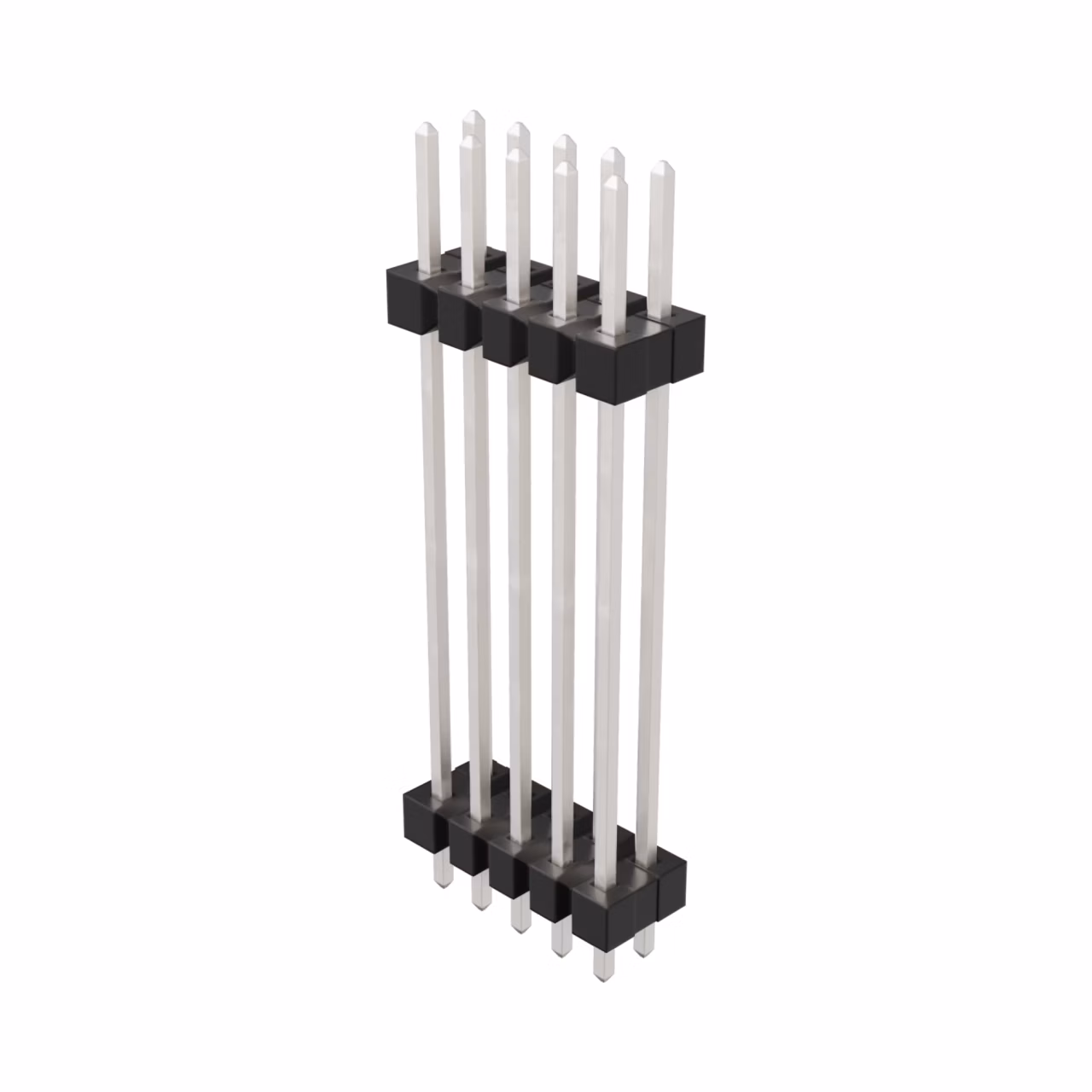 C-Grid Header, Through Hole, Dual Row Dual Body, Vertical, 2.50µm Tin (Sn) Plating, 27.00mm Stacking Height, Tray Packaging, 10 Circuits, Lead-Free for sale