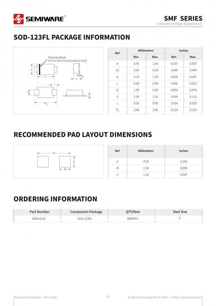 SEMIWARE SMF20CA datasheet page 6