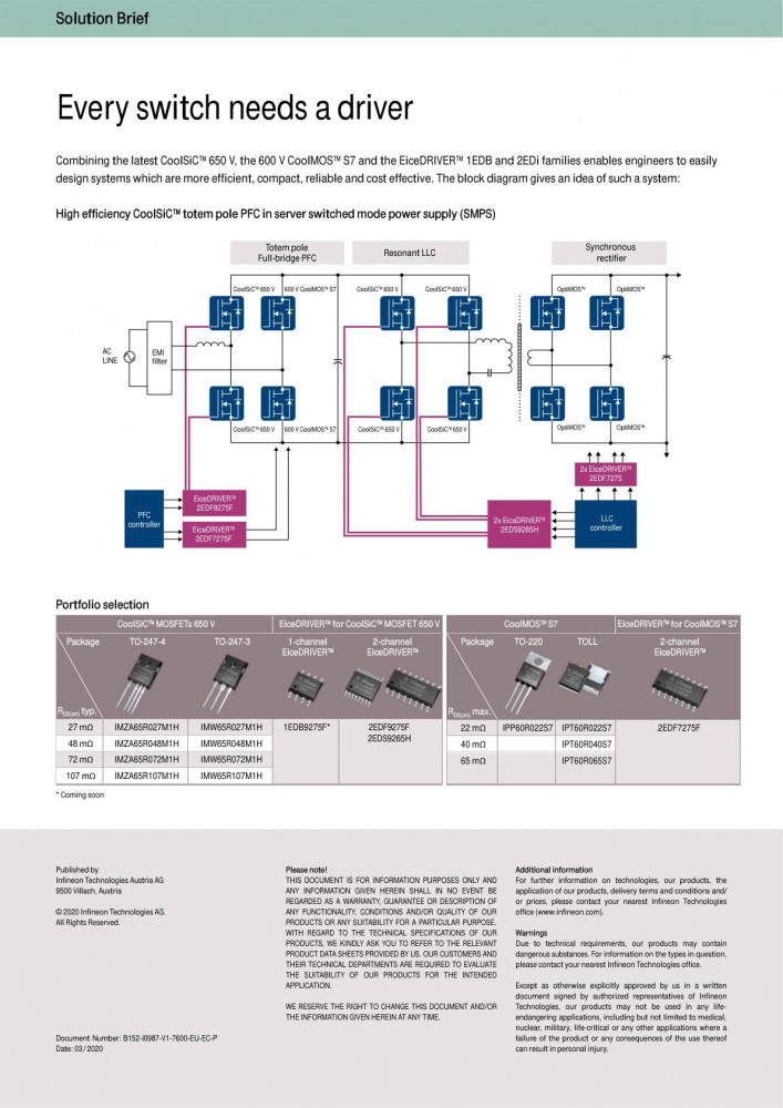Infineon solution brief page 2