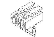 2.54mm Pitch, MOX Header, 3.50mm Grid, Through Hole, SPS, Vertical, 18 Circuit, Black