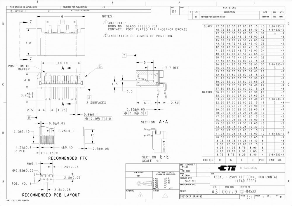 TE Connectivity AMP 1470-19 document page for 2-84533-3