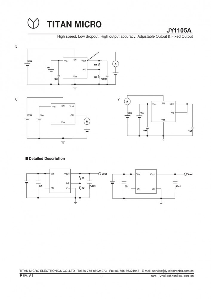 JY1105A datasheet page 8