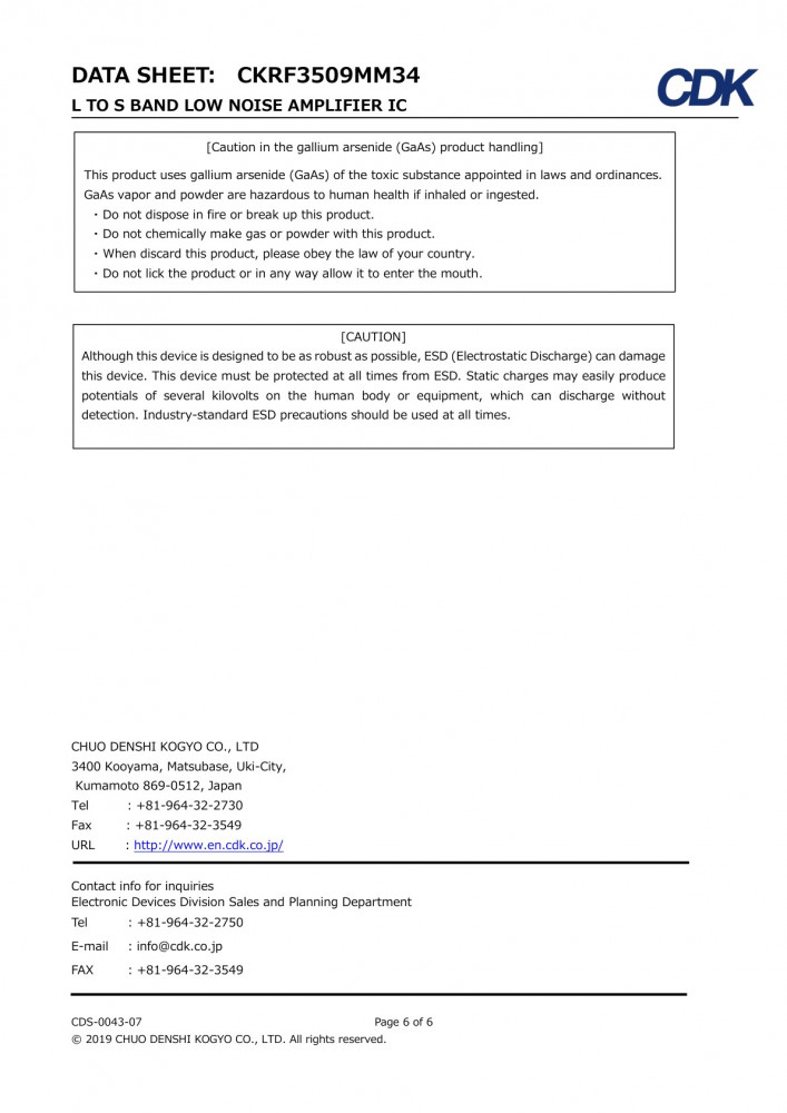 CKRF3509MM34 technical document page 6