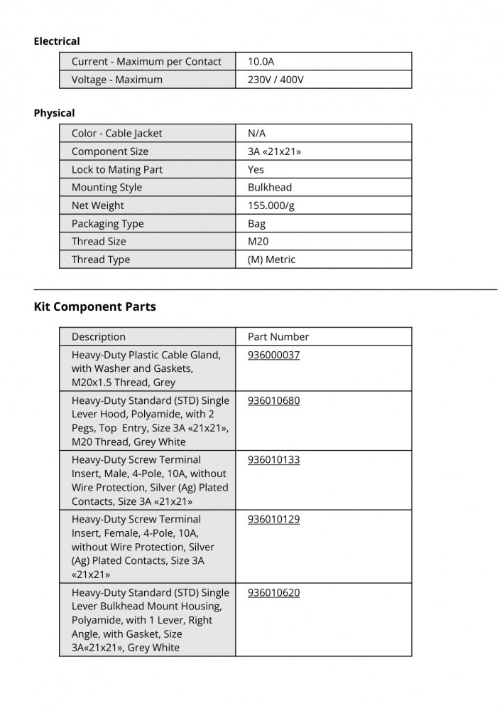 MOLEX 936030026 product documentation image 3