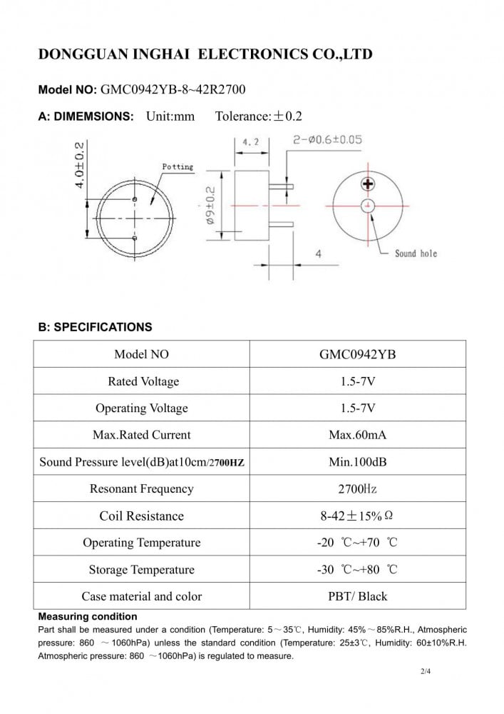 GMC0942YB-30R2700 approval document page 2