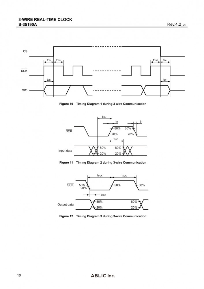 S-35190A datasheet page 10