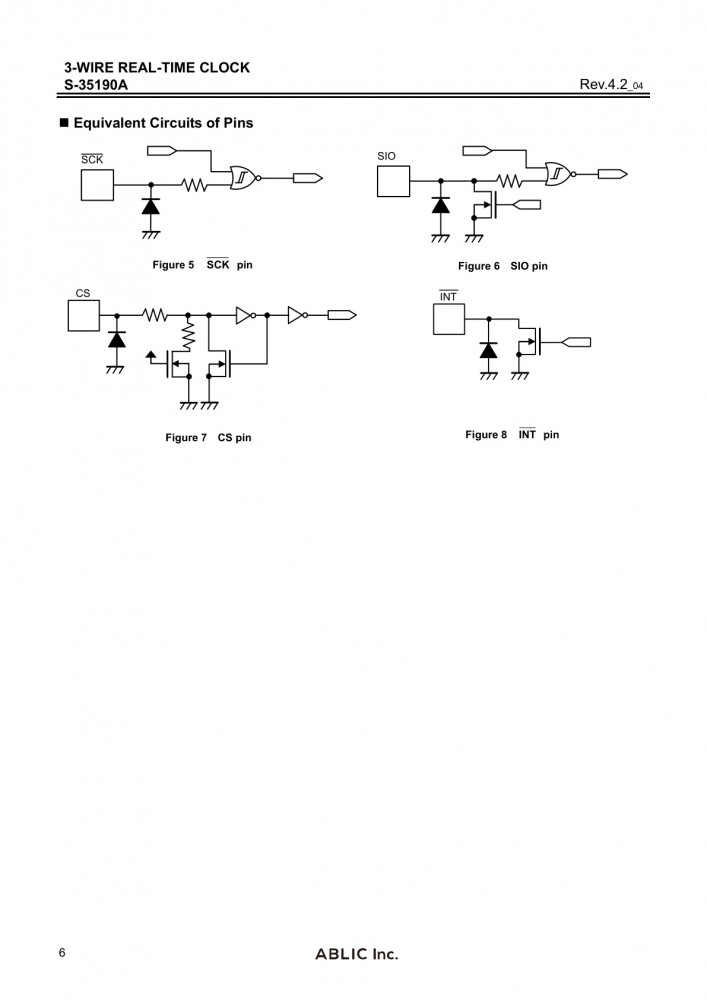 S-35190A datasheet page 6