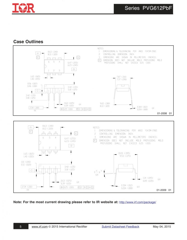 PVG612PBF datasheet page 5