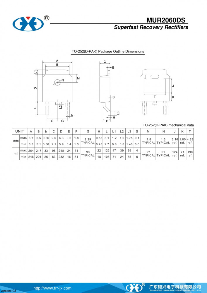 MUR2060DS datasheet page 3