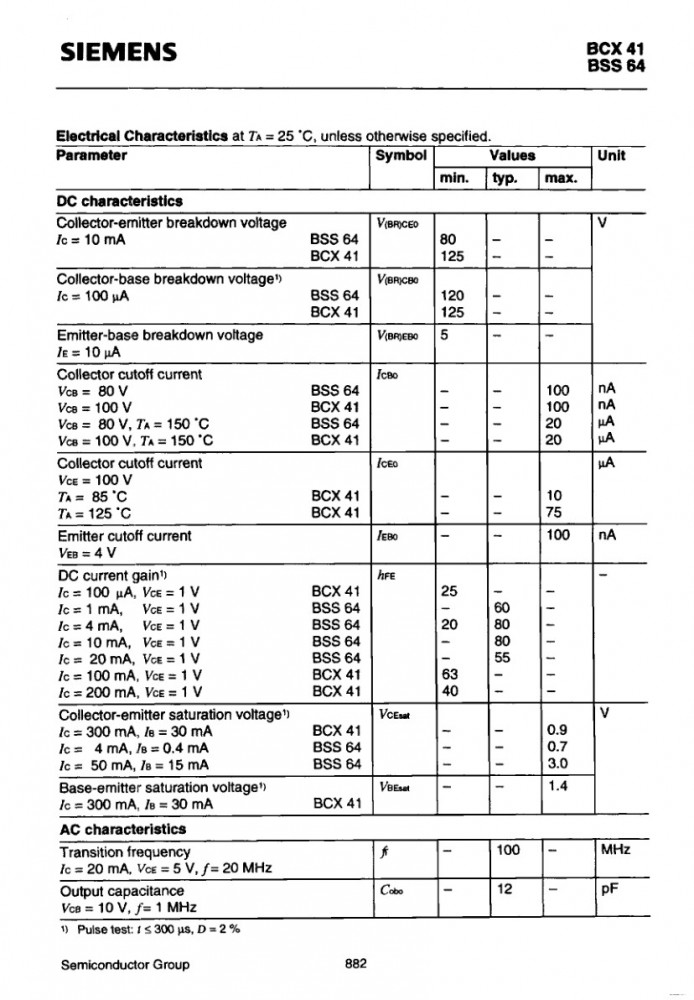 BSS64E6327 technical document page 2