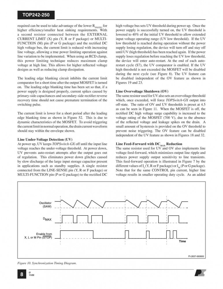 TOP250R-TL technical document page 8
