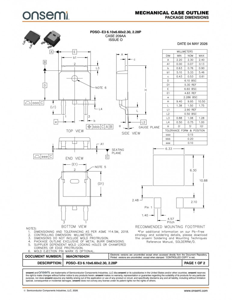 NTD170N70GN1 datasheet preview, page 7