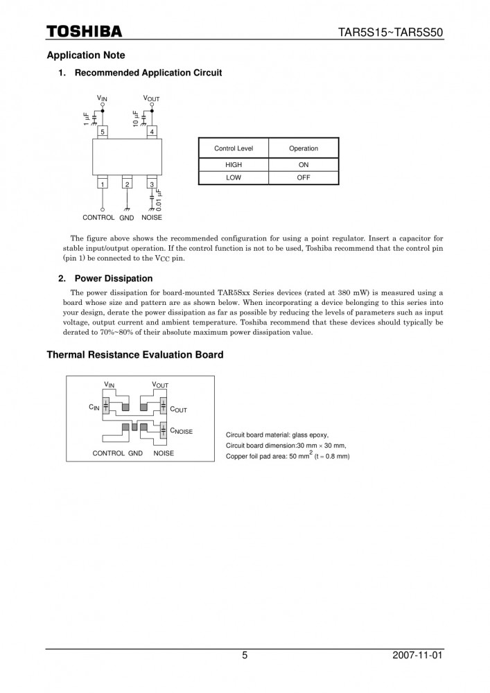 TAR5S33 datasheet page 5