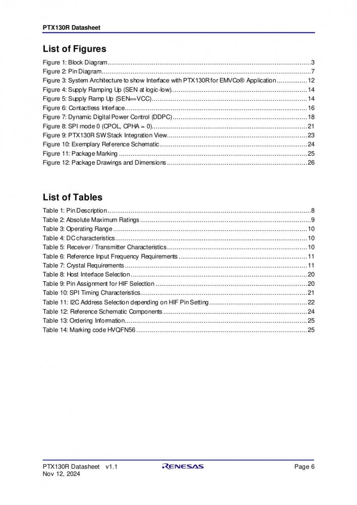 PTX130R technical document page 6