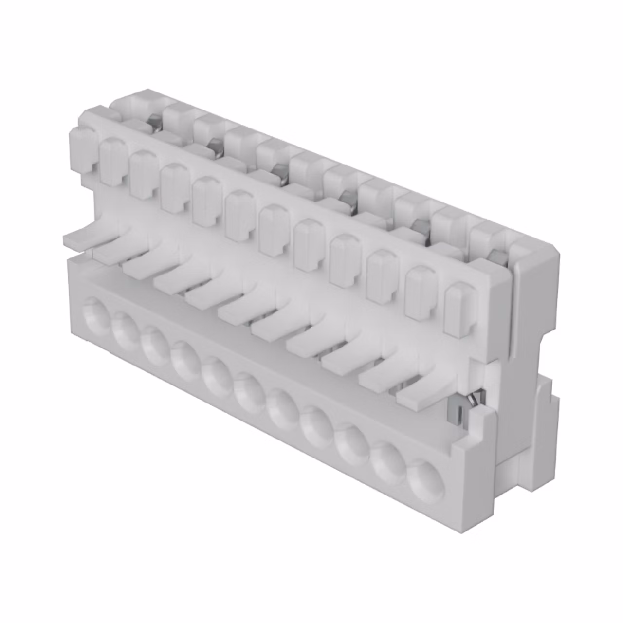Appli-Mate RAST 2.5 IDT Housing, 5.00mm Pitch, Female, 6 Circuits, All Position Keys, Slotted Endwalls for sale