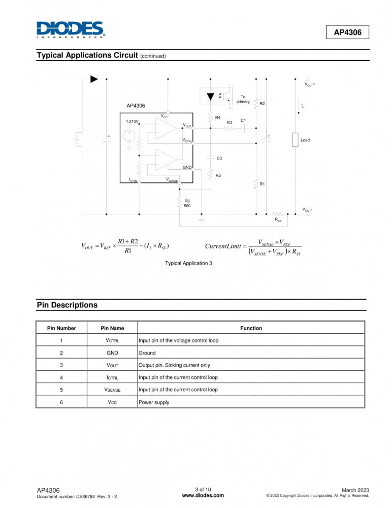 AP4306 datasheet page 3