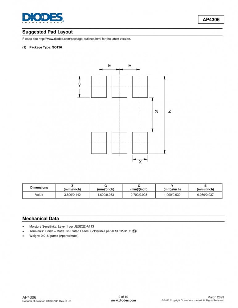 AP4306 datasheet page 9