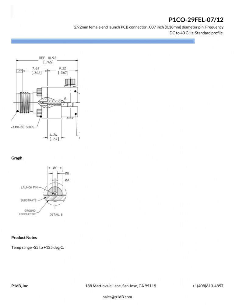 P1CO-29FEL-07/12 technical document page 2
