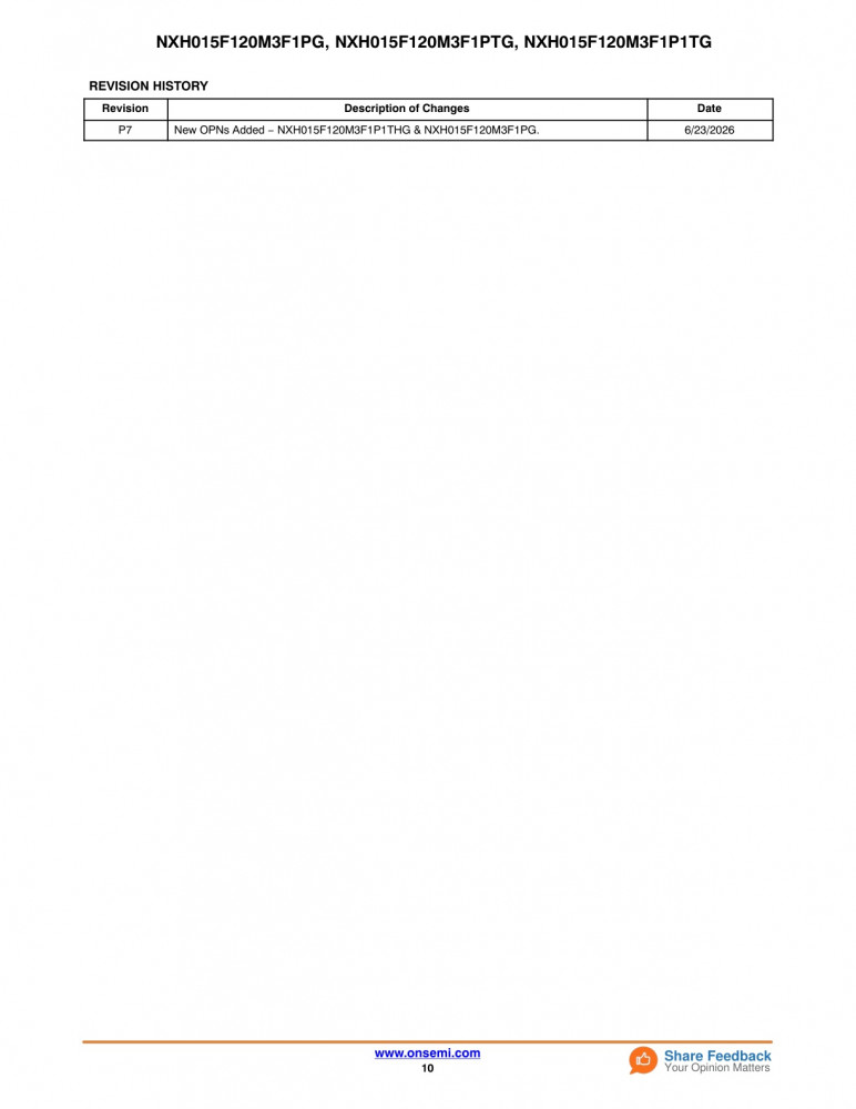 NXH015F120M3F1 datasheet page 10