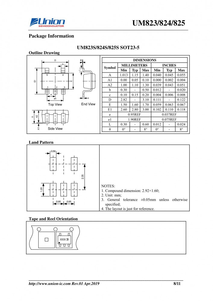 UM823SS datasheet page 8