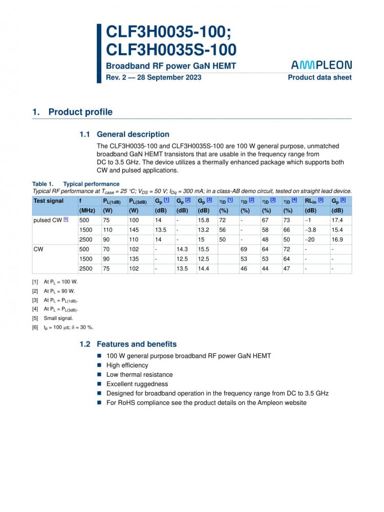 CLF3H0035S-100U datasheet page 1