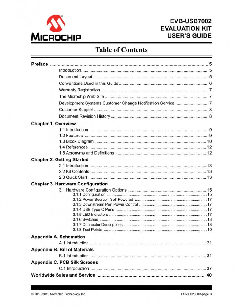 EVB-USB7002 User's Guide page 3