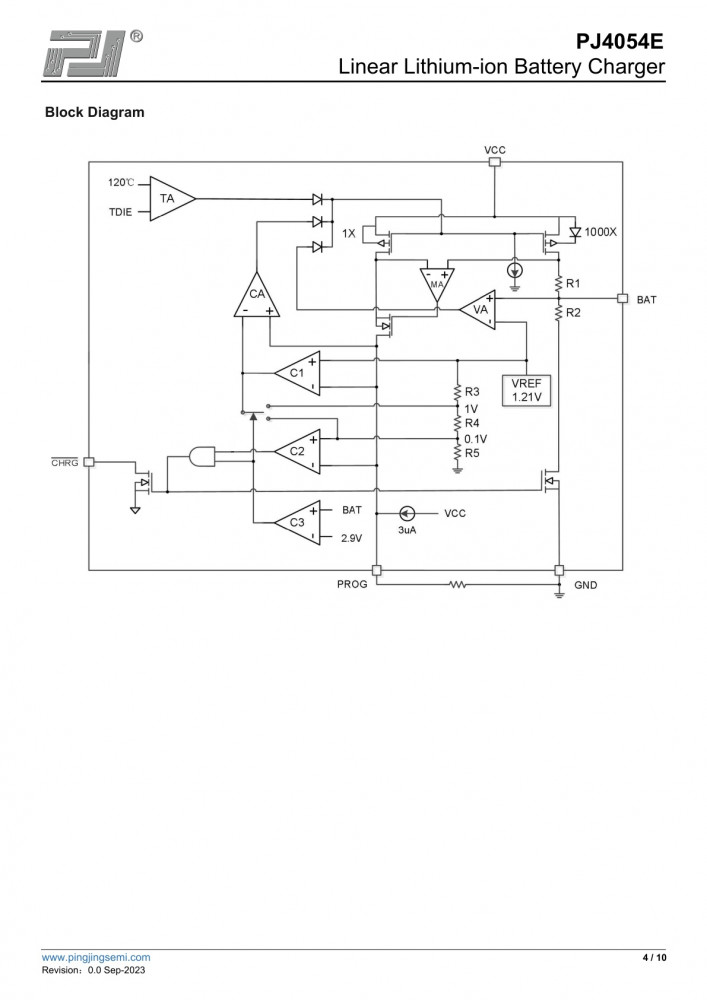 PJ4054E20SE datasheet page 4