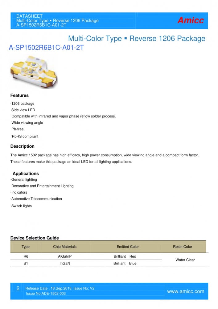 A-SP1502R6B1C-A01-2T datasheet page 2
