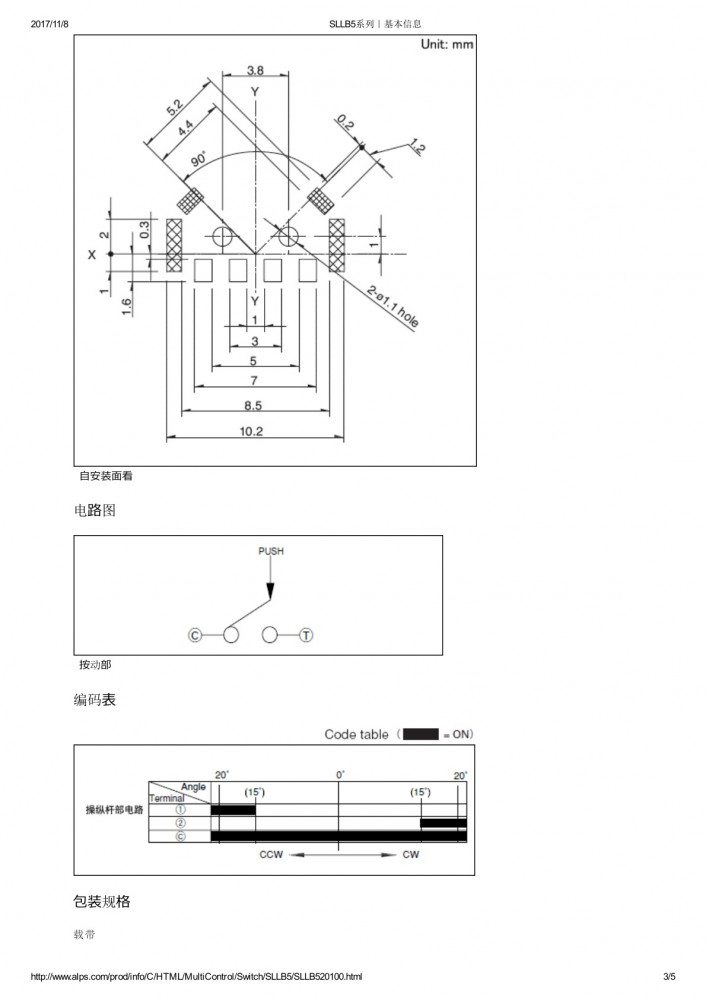 SLLB520100 technical document page 3