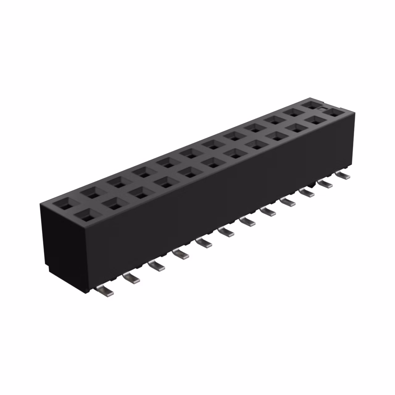 Milli-Grid Receptacle, Surface Mount, Vertical, Top Entry, with Plastic Pegs, without Cap, Tape and Reel, 2.50µm Tin (Sn) Plating, 8 Circuits, Lead-Free