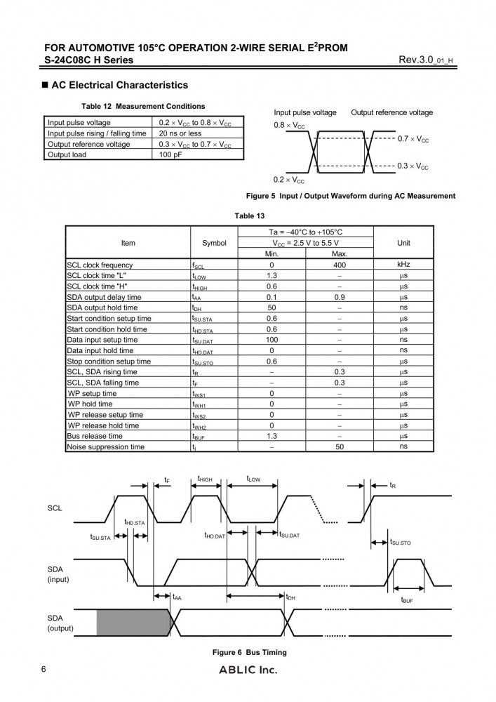 S-24C08C datasheet page 6