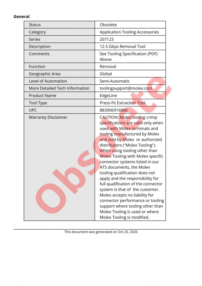Tooling document preview, page 2