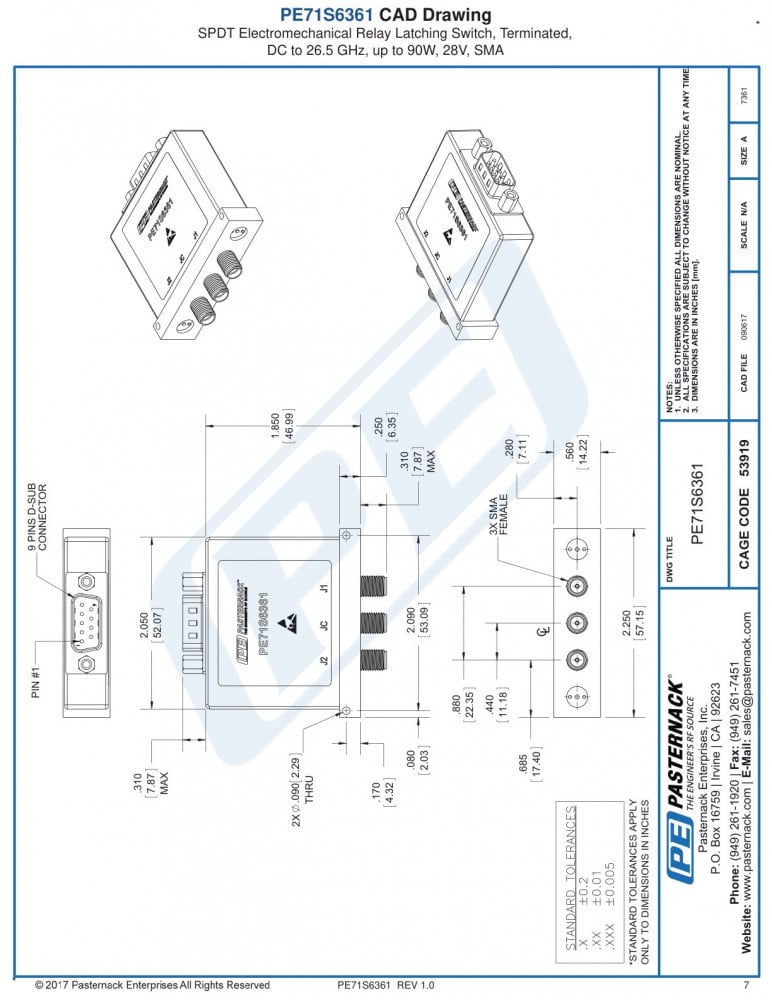 PE71S6361 technical document page 7
