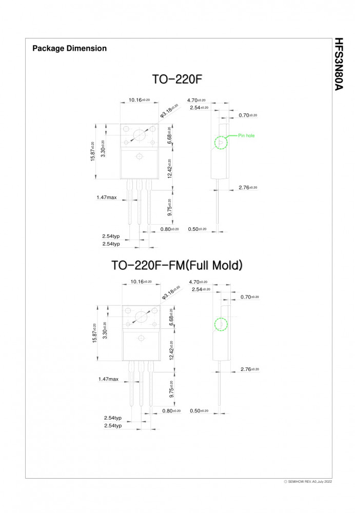 HFS3N80A datasheet page 6