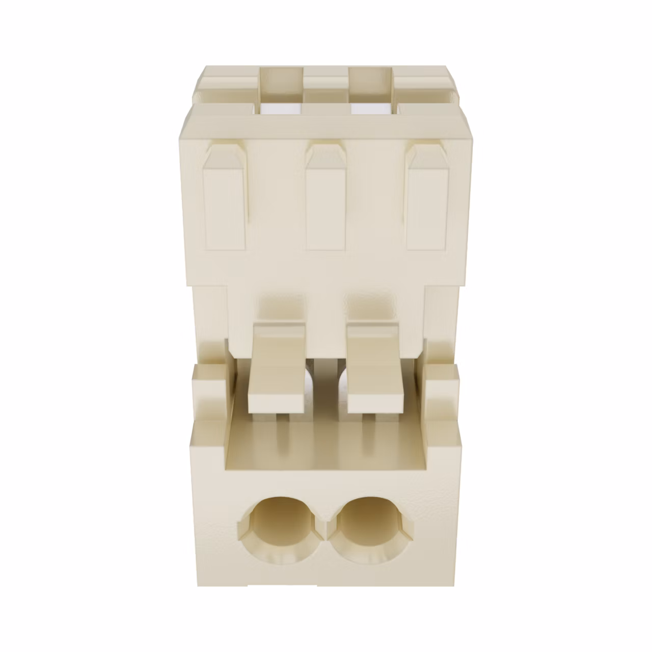 Appli-Mate RAST 2.5 Connector, 2.50mm Pitch, Female, 2 Circuits, No Position Keys Removed, Open Endwalls, Silver Plating for sale
