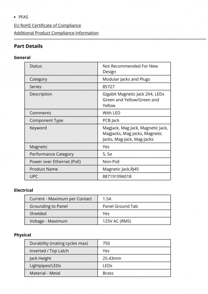 MOLEX 857271008 technical document page 2