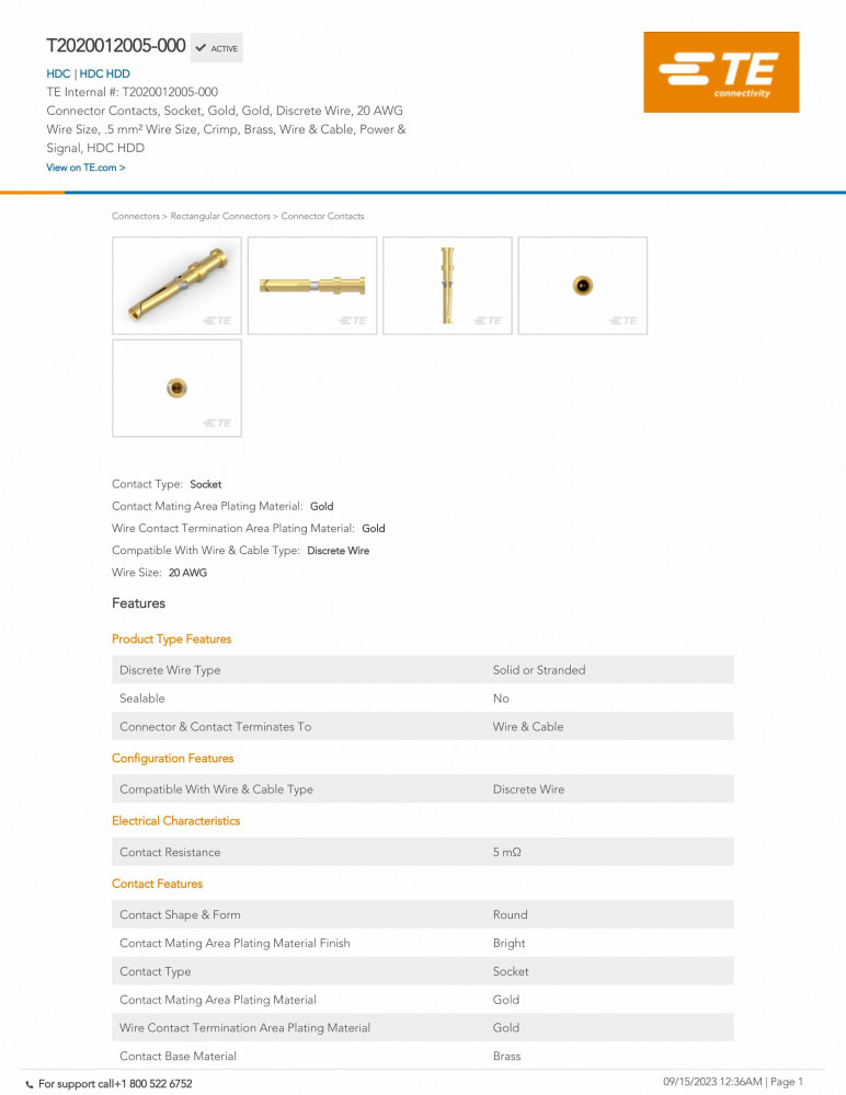 T2020012005-000 technical document page 1