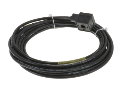 Brad mPm DIN Form A - 18mm, Poles 2+Ground, H3/H9, Pigtail, NBR Profile Gasket, Circuit C4, 20 AWG, Black, PVC Cable, 5.0m (16.40') Length, 24V for sale