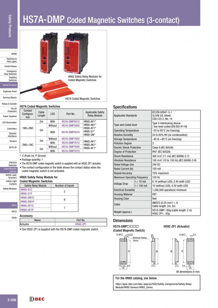 IDEC HS7A document page 9