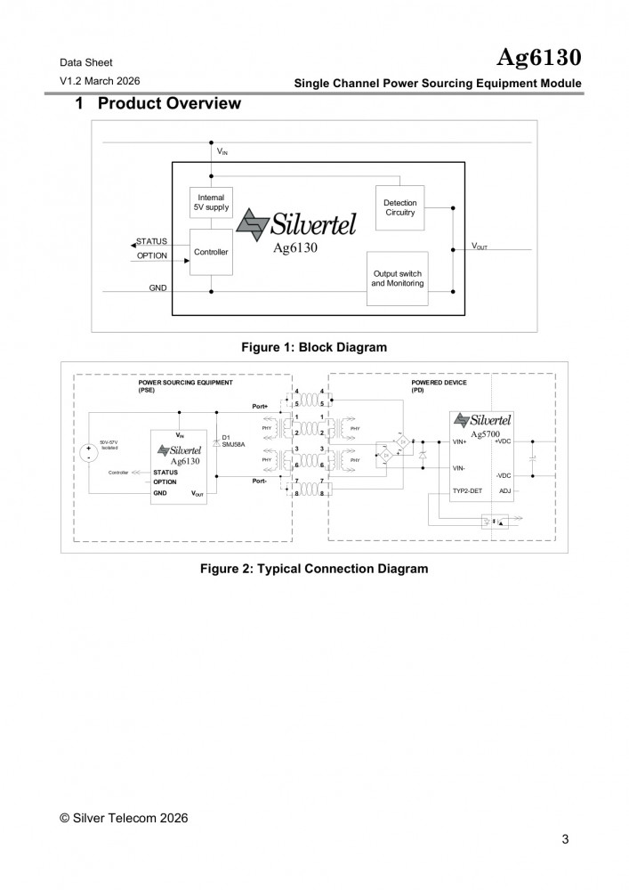 Ag6130 datasheet page 3