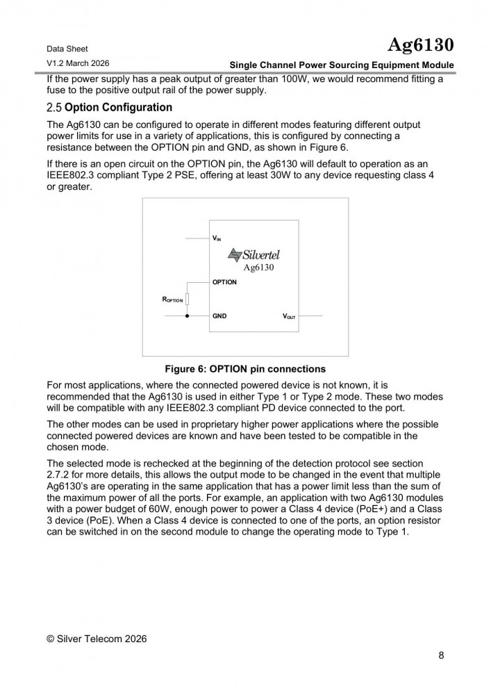 Ag6130 datasheet page 8
