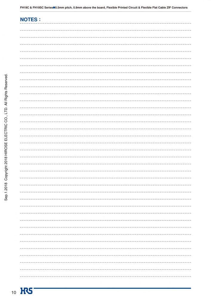 HRS FH19SC datasheet page 10