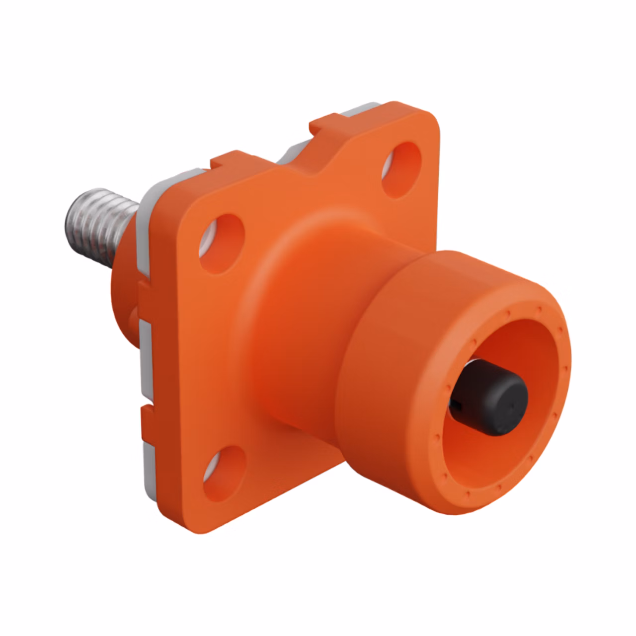 SideWize 3.40mm, 1-circuit, Orange Bulkhead Connector, Threaded, Tray for sale