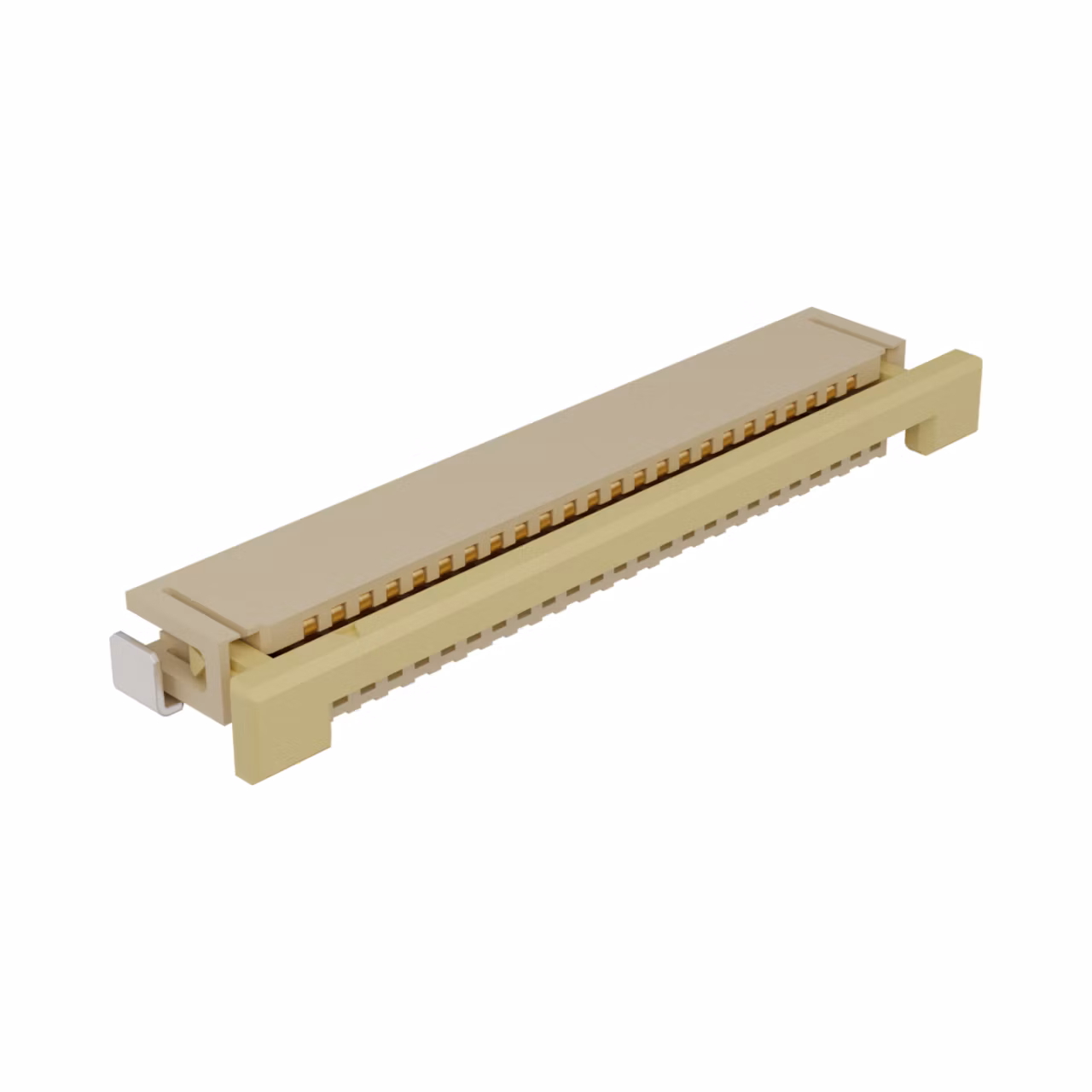 Easy-On FFC/FPC Connector, 1.00mm Pitch, Slider Series, Right-Angle, Bottom Contact, 3.00mm Height, 24 Circuits, Gold Plating for sale